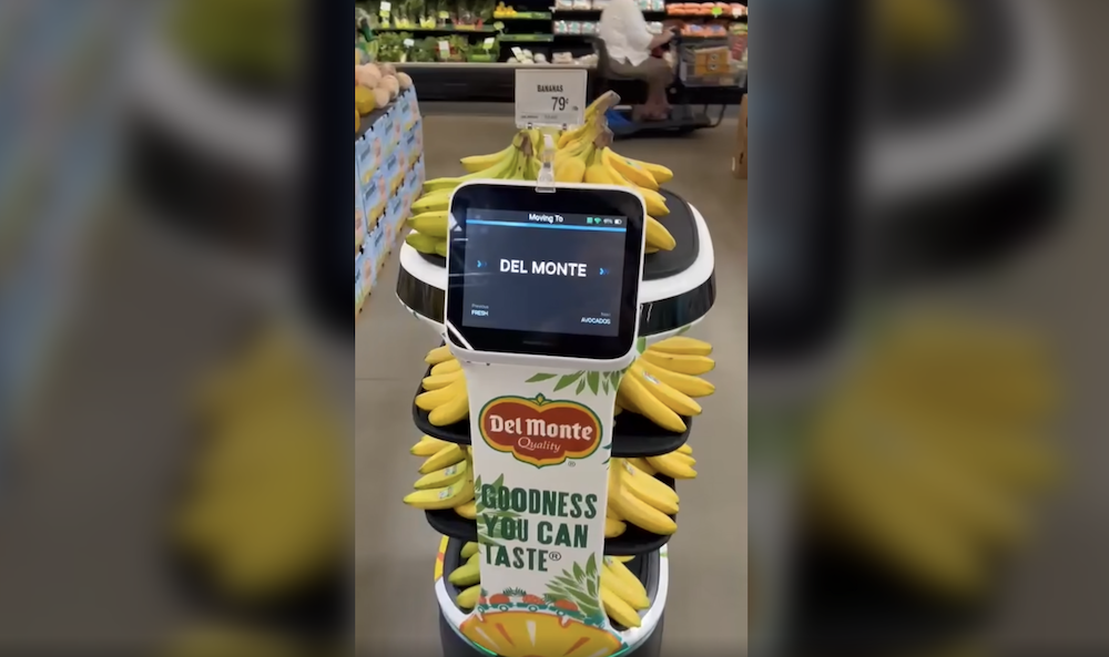 Banana-selling robots pitch customers in test run at three suburban ...